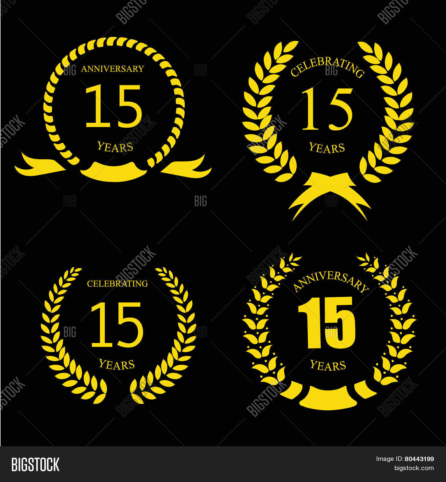 Celebrating 15 Years Vector & Photo (Free Trial) | Bigstock