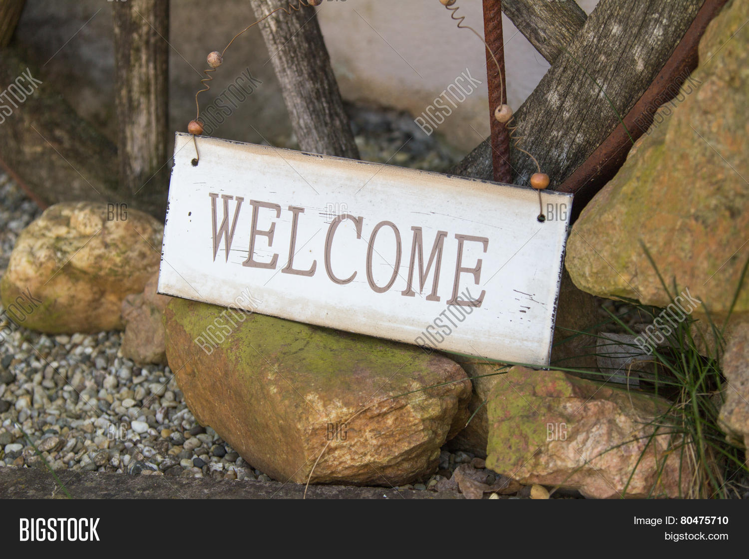 Welcome Sign Side Foot Image & Photo (Free Trial) | Bigstock