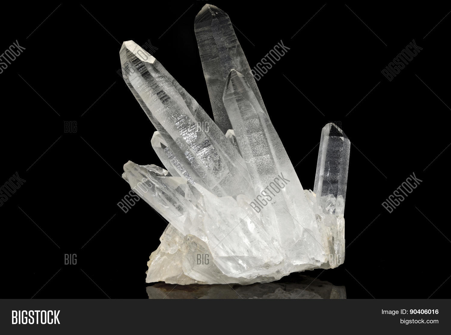 Clear Quartz Cluster Image & Photo (Free Trial) | Bigstock