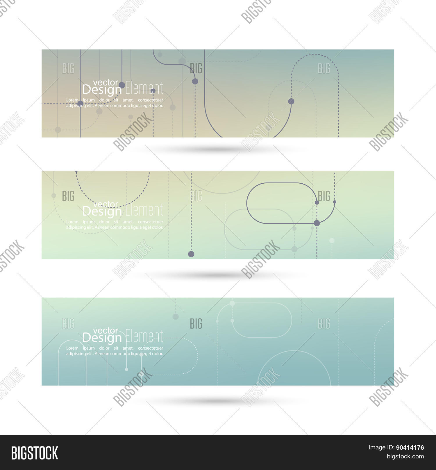Vector Banner Blurred Vector & Photo (Free Trial) | Bigstock