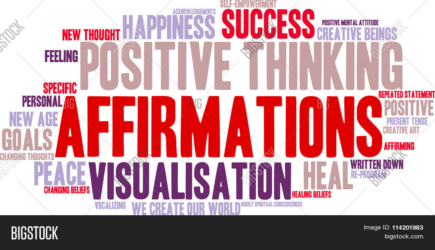 Affirmations Word Vector & Photo (Free Trial) | Bigstock