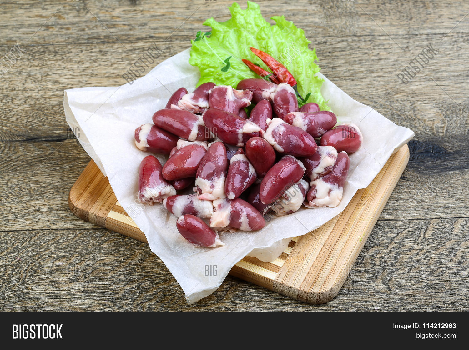 Raw Chicken Hearts Image & Photo (Free Trial) | Bigstock