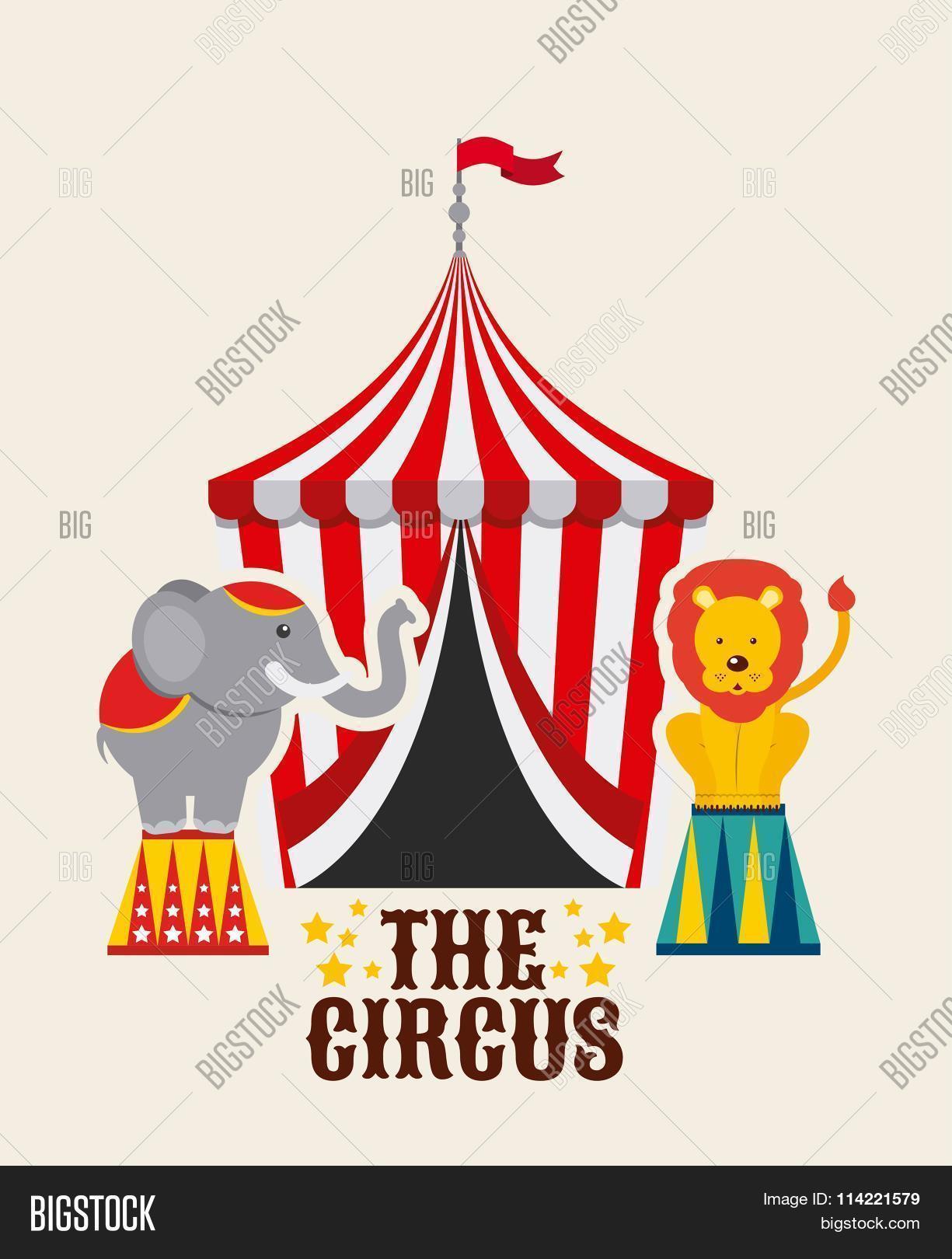 Circus Design Vector & Photo (Free Trial) | Bigstock