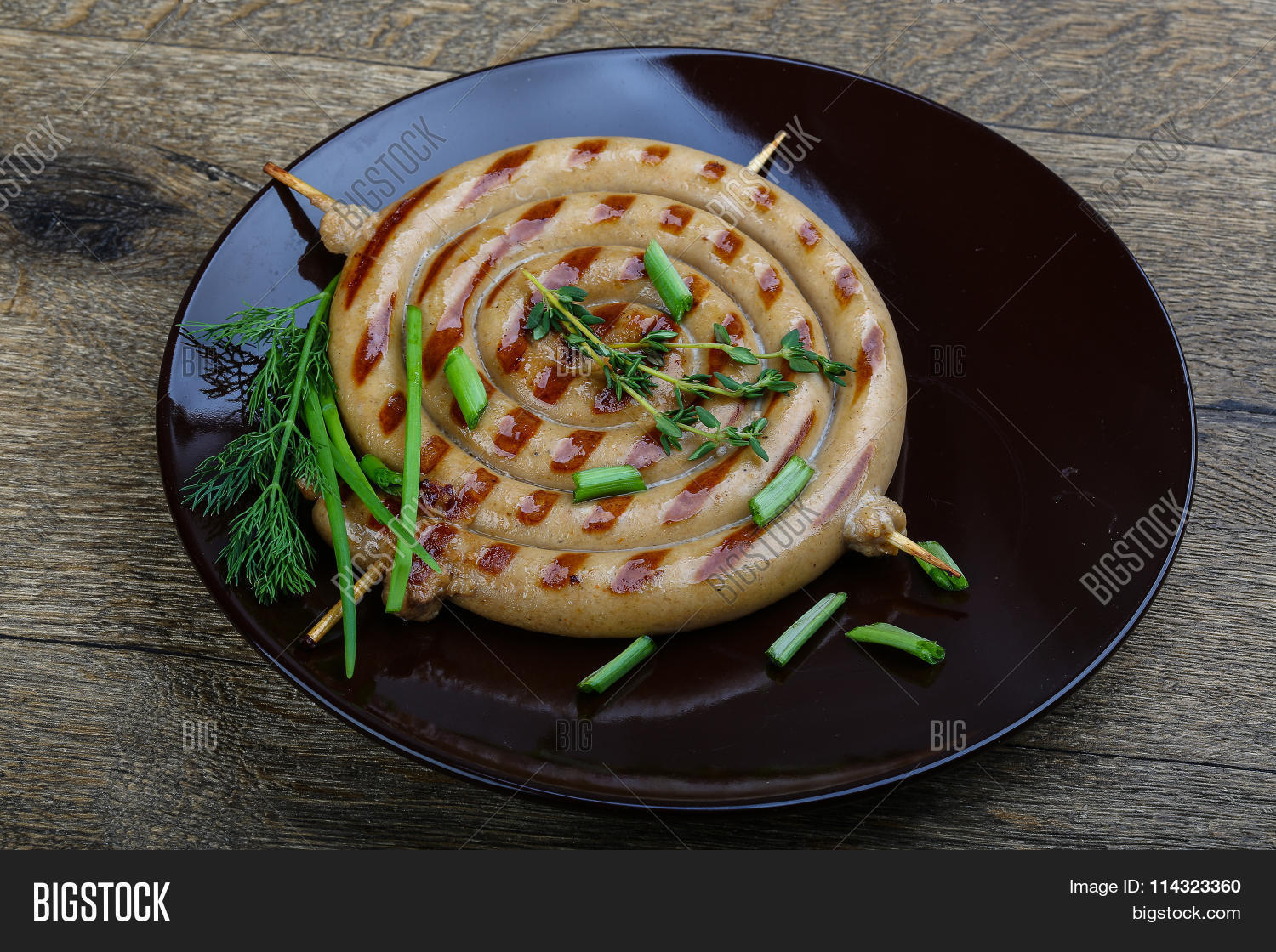 Round Sausage Image & Photo (Free Trial) | Bigstock