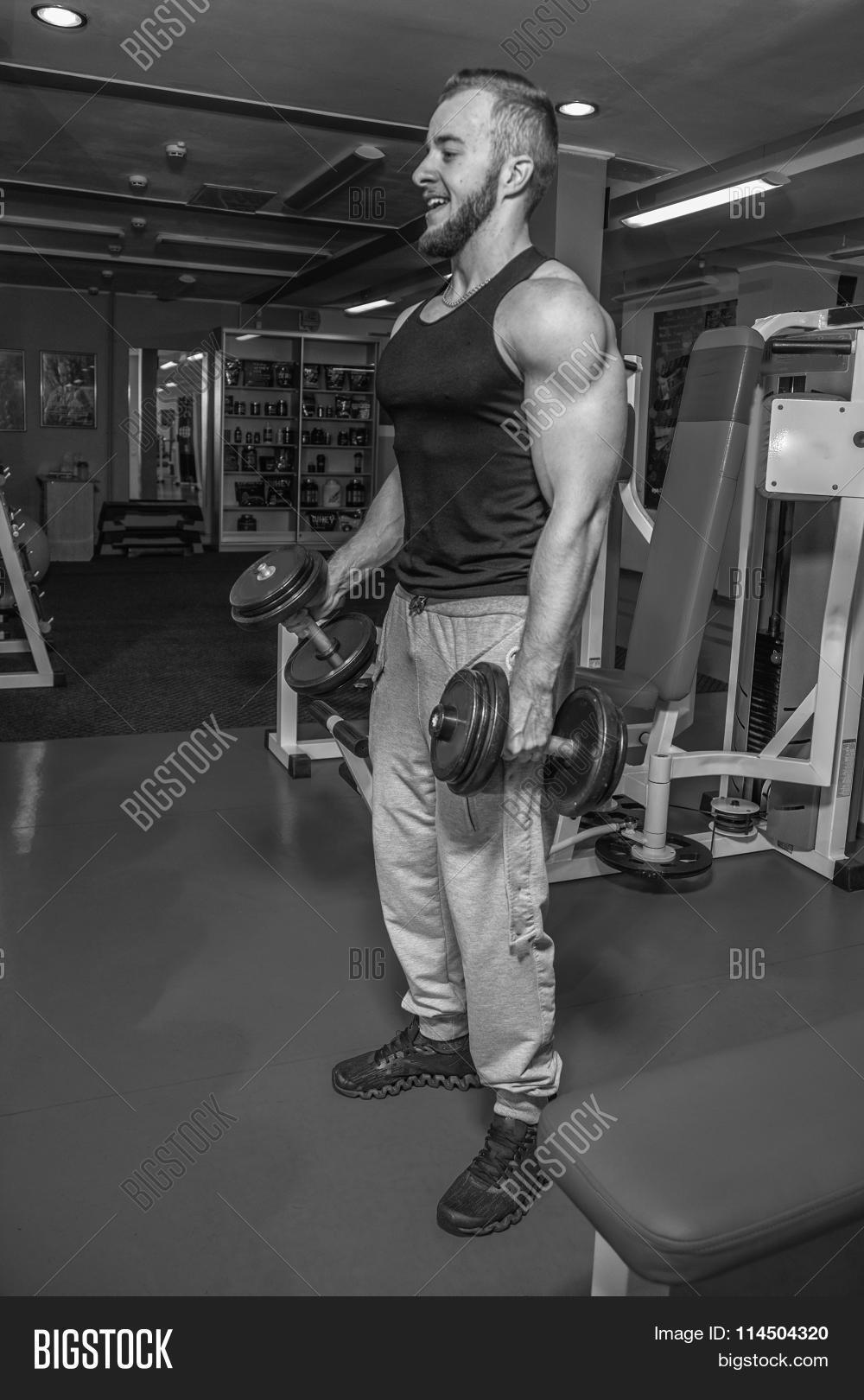 Muscular Man Working Image & Photo (Free Trial) | Bigstock