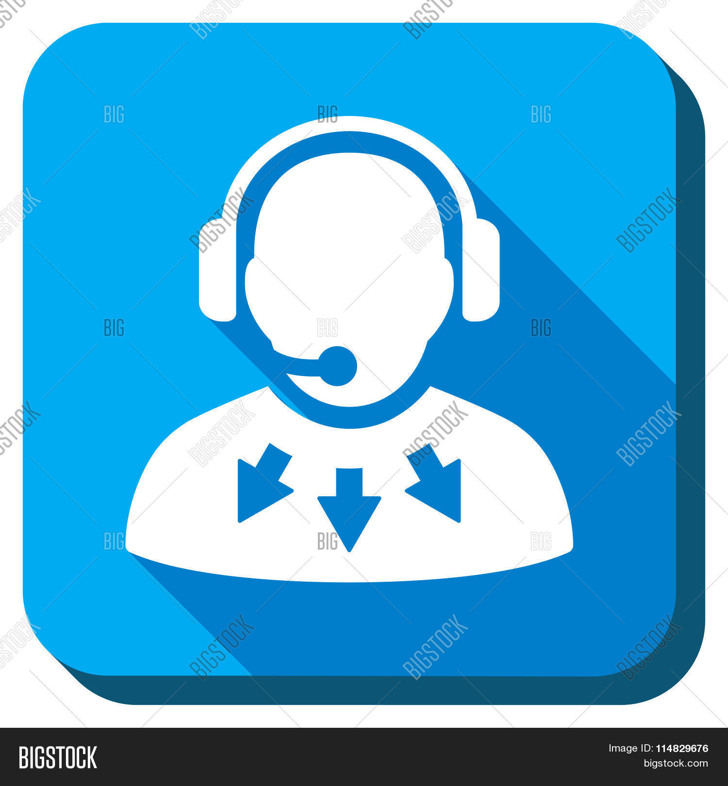 Manager Message Icon Vector & Photo (Free Trial) | Bigstock