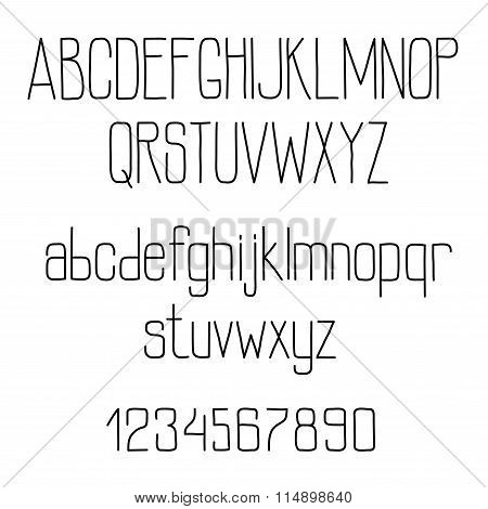 Retro Alphabet Tiny Vector & Photo (Free Trial) | Bigstock