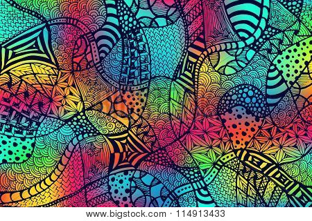 Zentangle Background Vector & Photo (Free Trial) | Bigstock
