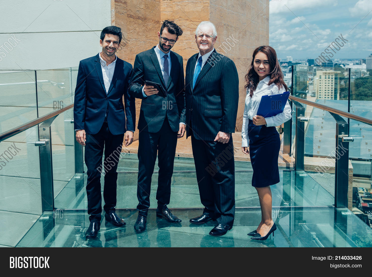 Group Four Successful Image & Photo (Free Trial) | Bigstock