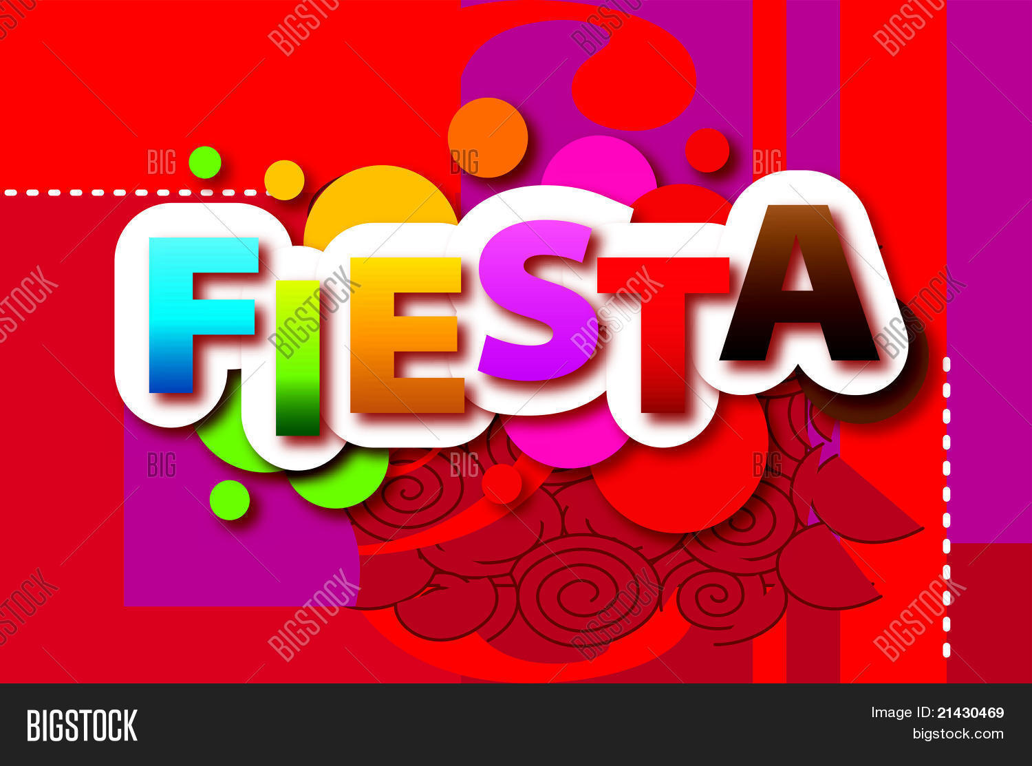 Fiesta Vector Red Vector & Photo (Free Trial) | Bigstock