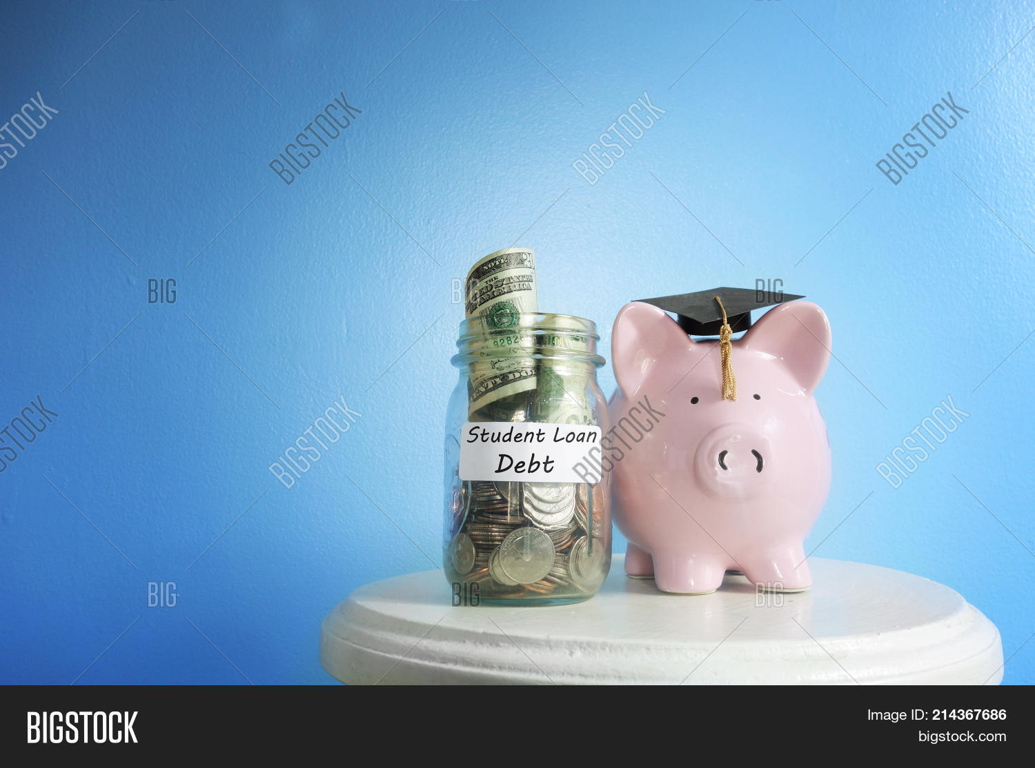 Piggy Bank Graduation Image & Photo (Free Trial) | Bigstock
