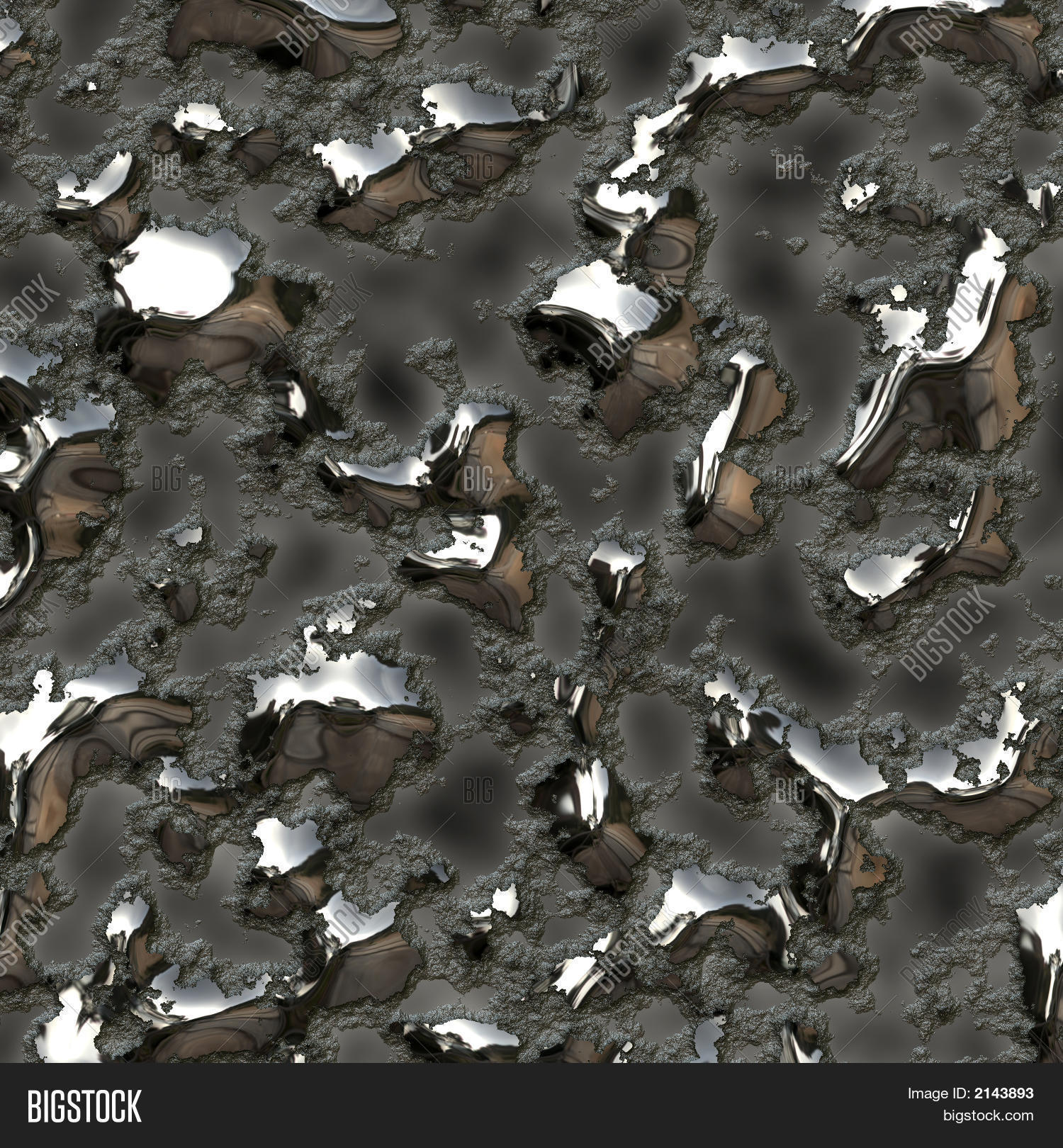 Shiny Silver Mineral Image & Photo (Free Trial) | Bigstock