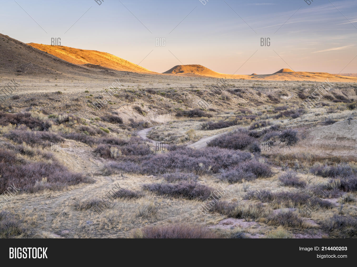 Sunset Over Prairie Image & Photo (Free Trial) | Bigstock