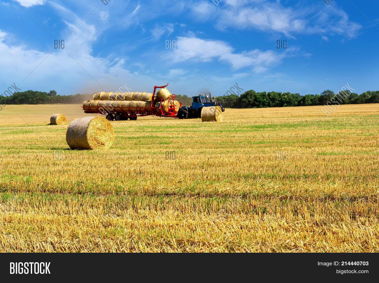 Tractor Carrying Hay Image & Photo (Free Trial) | Bigstock