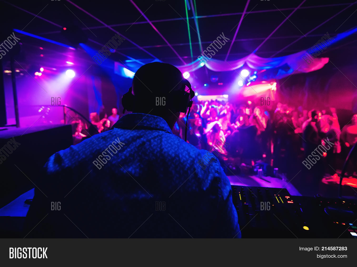 Silhouette DJ Back Image & Photo (Free Trial) | Bigstock