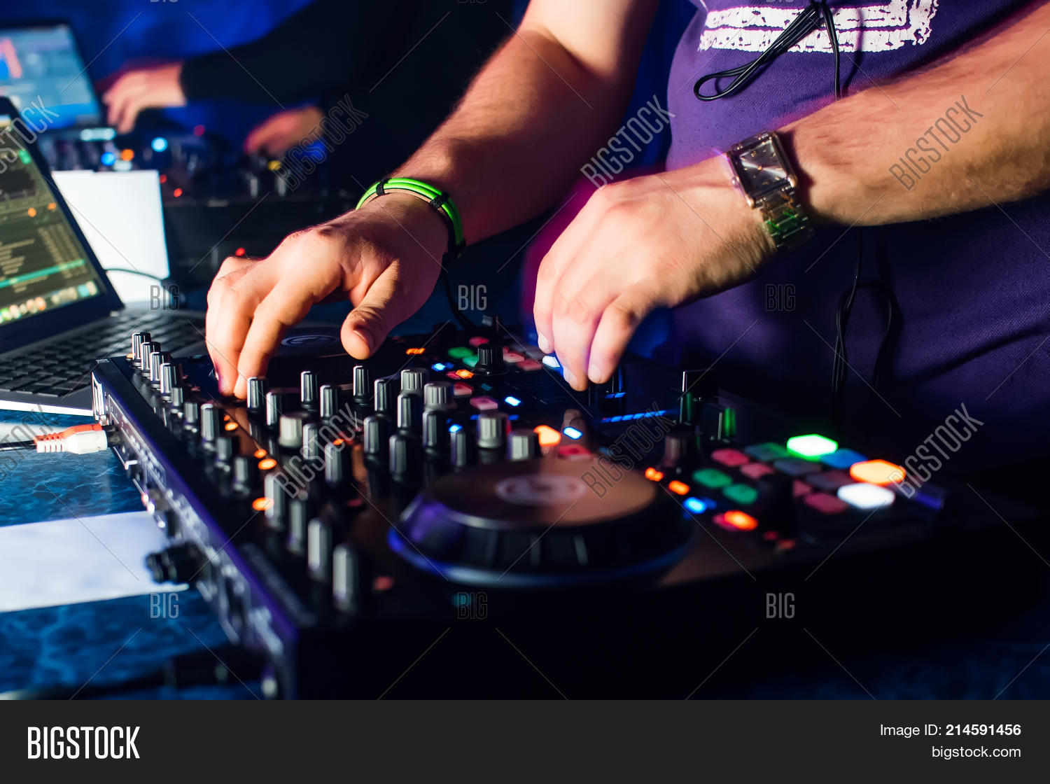 Hands DJs Playing On Image & Photo (Free Trial) | Bigstock