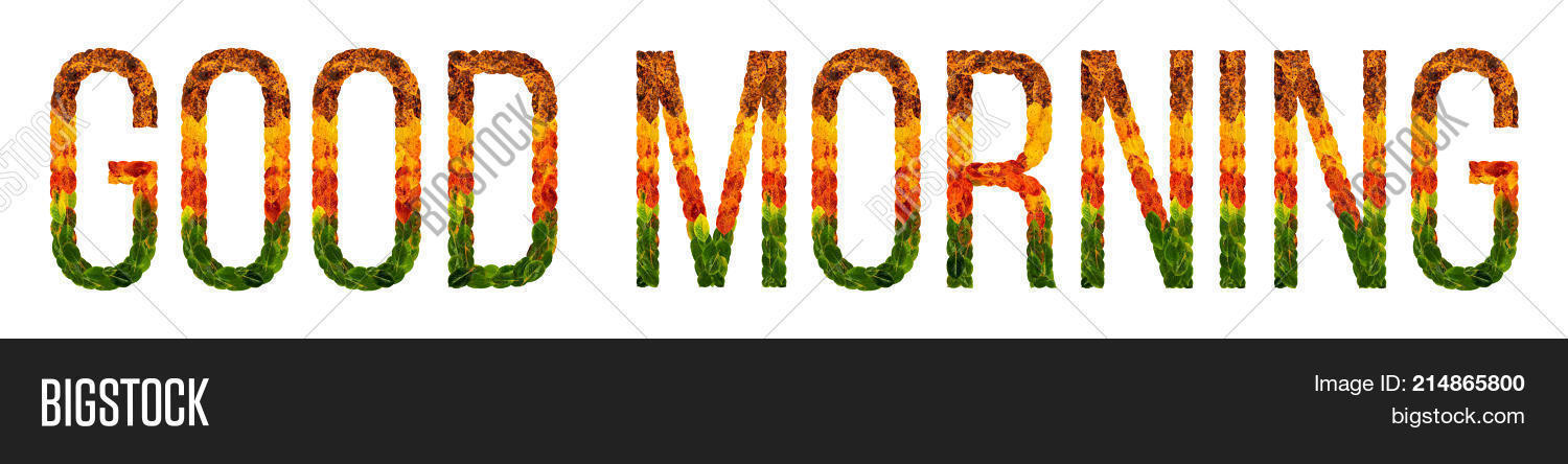 Good Morning Word Image & Photo (Free Trial) | Bigstock
