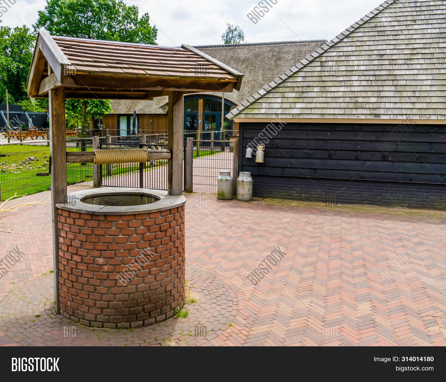 Typical Old Water Well Image & Photo (Free Trial) | Bigstock