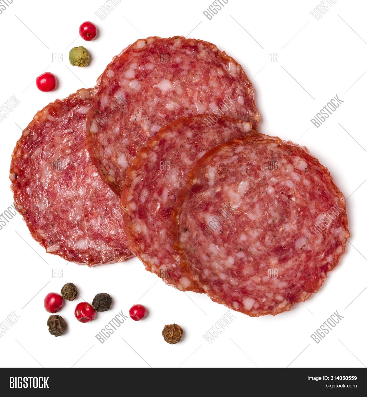 Imagen y foto Slices Salami (prueba gratis) | Bigstock