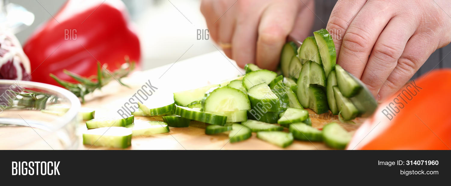 Male Hands Chopping Image & Photo (Free Trial) | Bigstock