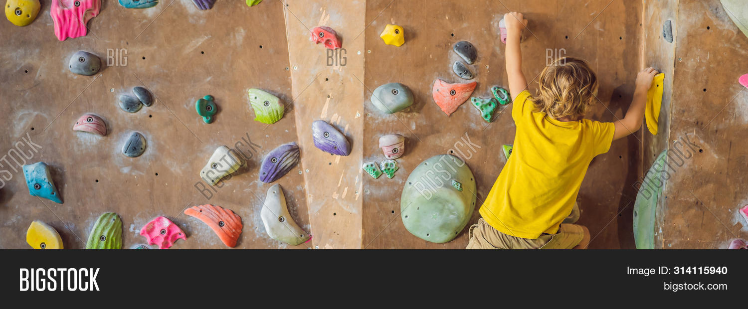 Little Boy Climbing Image & Photo (Free Trial) | Bigstock
