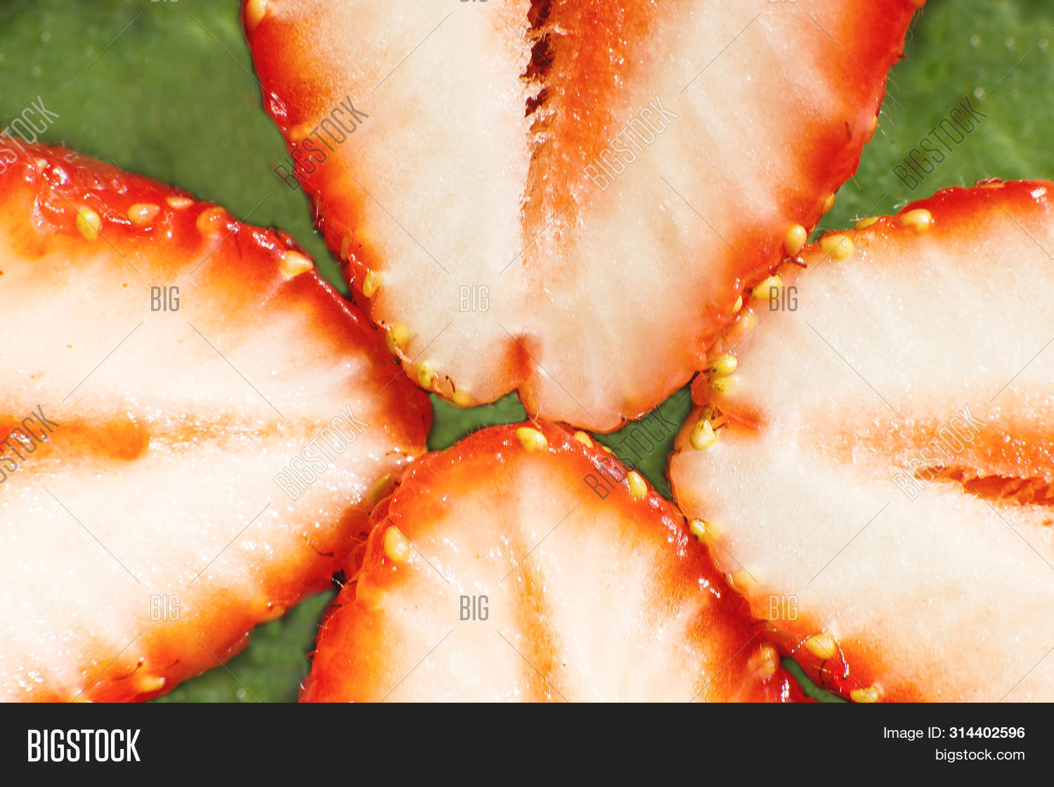 Strawberry Cut Half. Image & Photo (Free Trial) | Bigstock