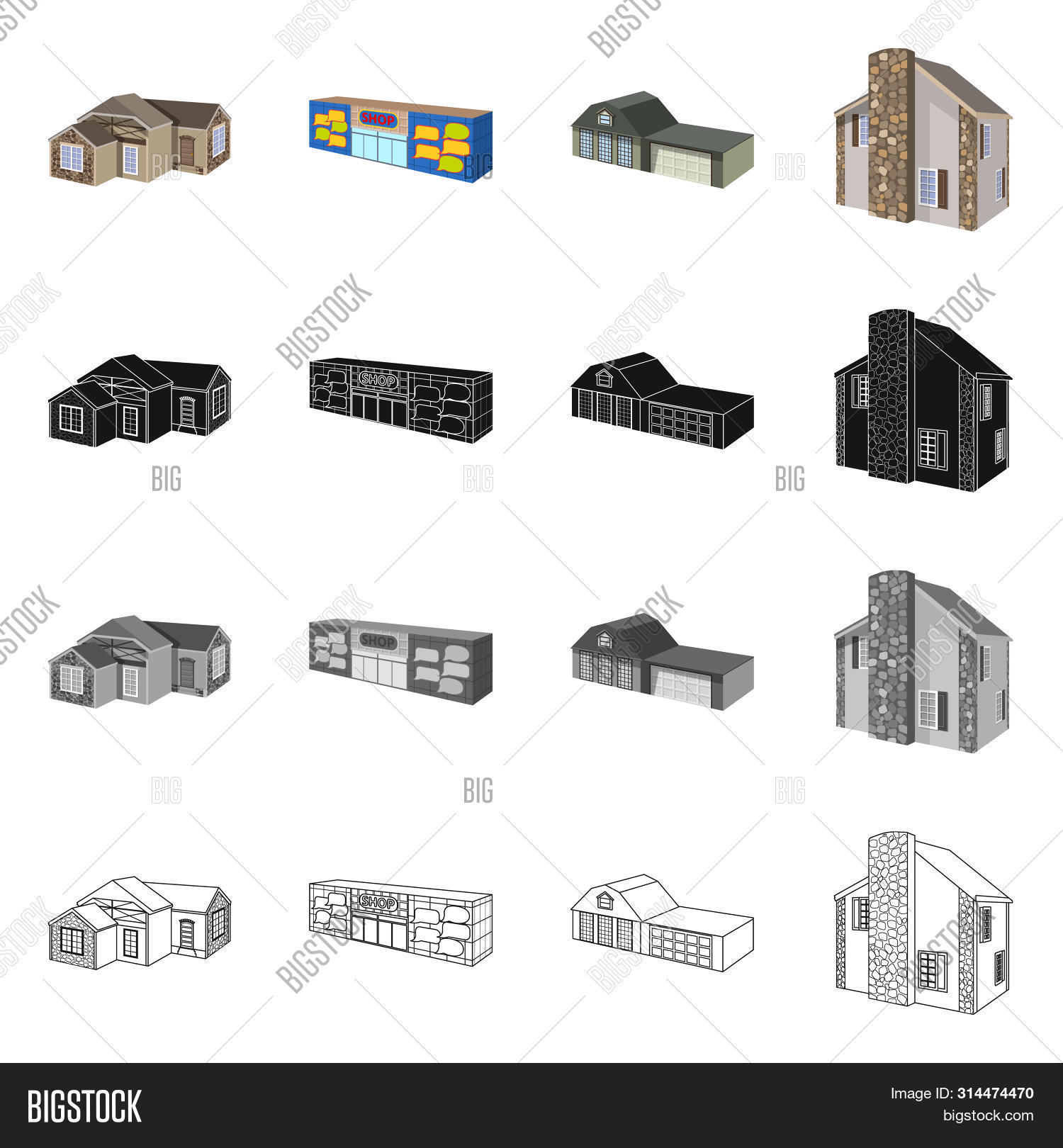 Bitmap Design Facade Image & Photo (Free Trial) | Bigstock