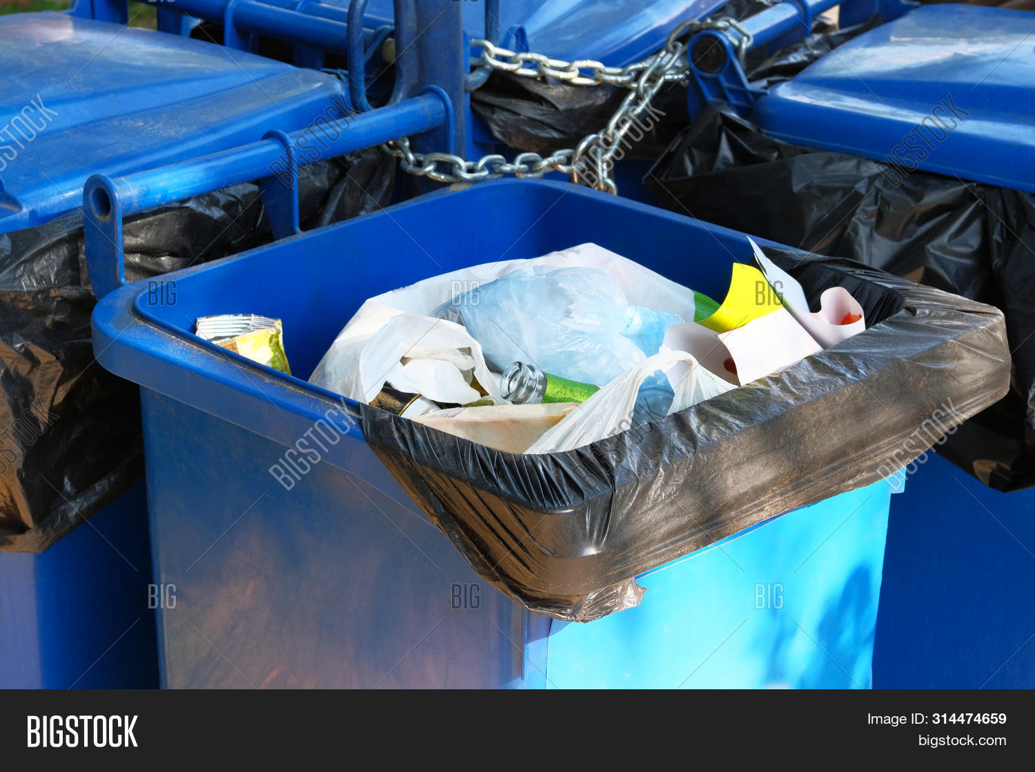 Dumpsters Blue Being Image & Photo (Free Trial) | Bigstock