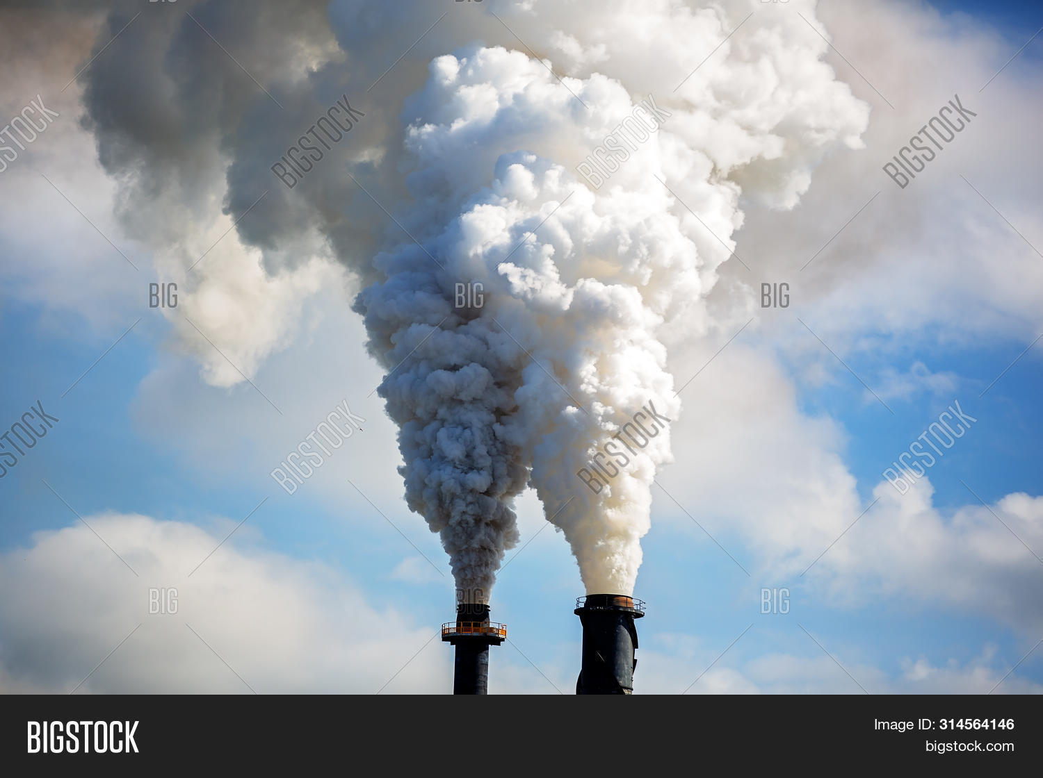 Clouds Smoke Emitted Image & Photo (Free Trial) | Bigstock