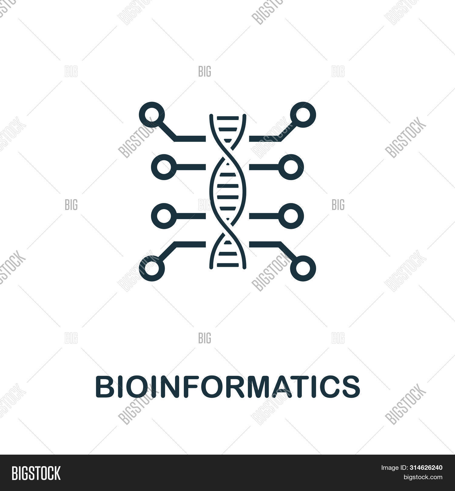 Bioinformatics Icon Image & Photo (Free Trial) | Bigstock