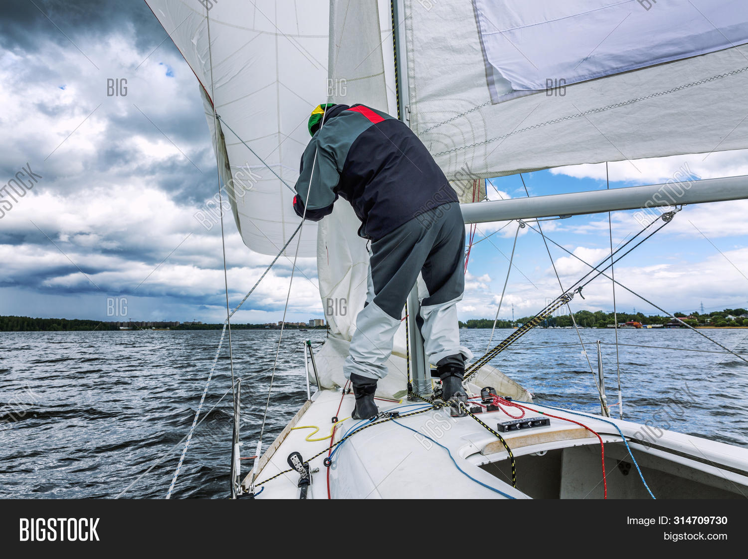 Skipper Sets Sail On Image & Photo (Free Trial) | Bigstock