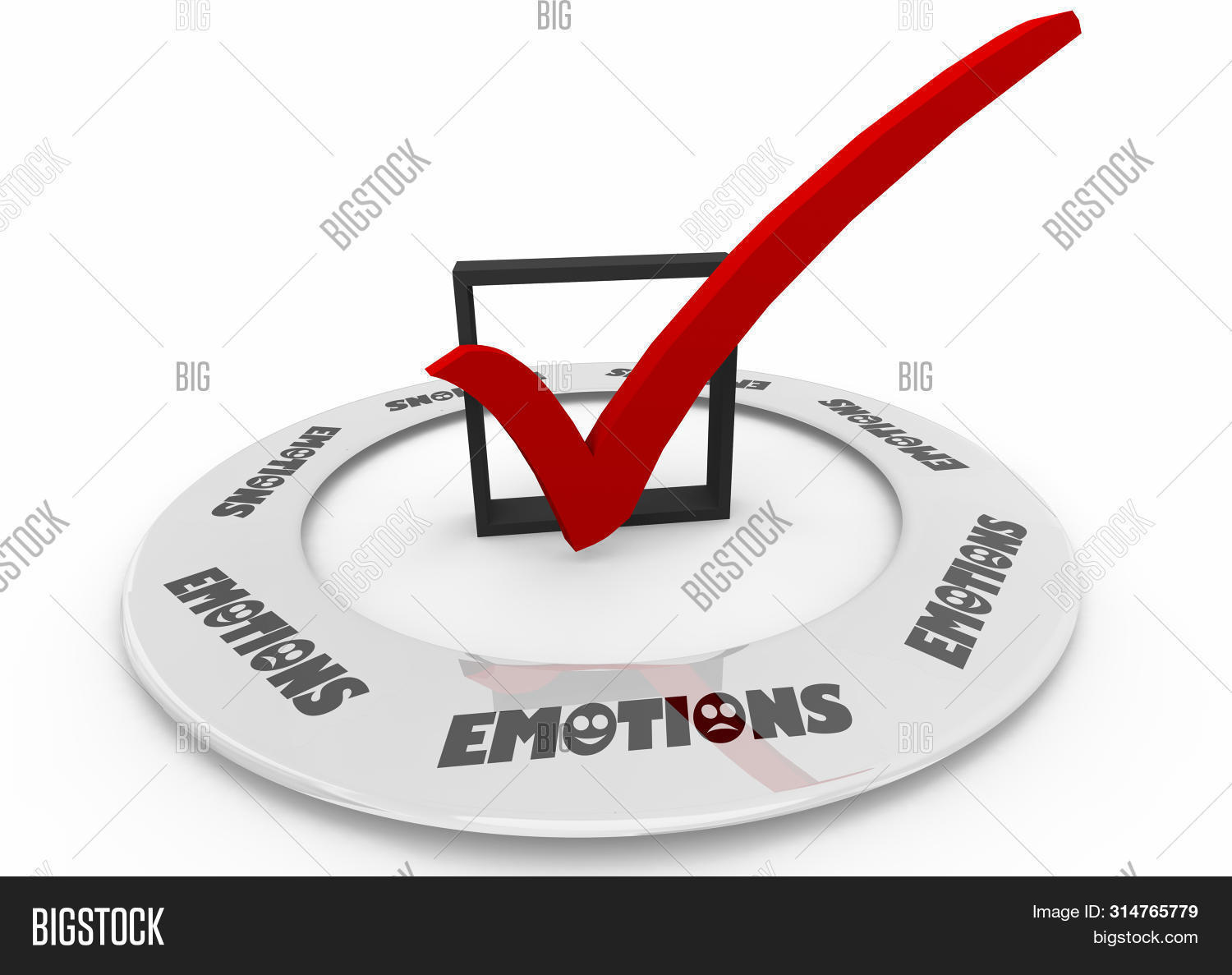 Emotions Check Box Image & Photo (Free Trial) | Bigstock