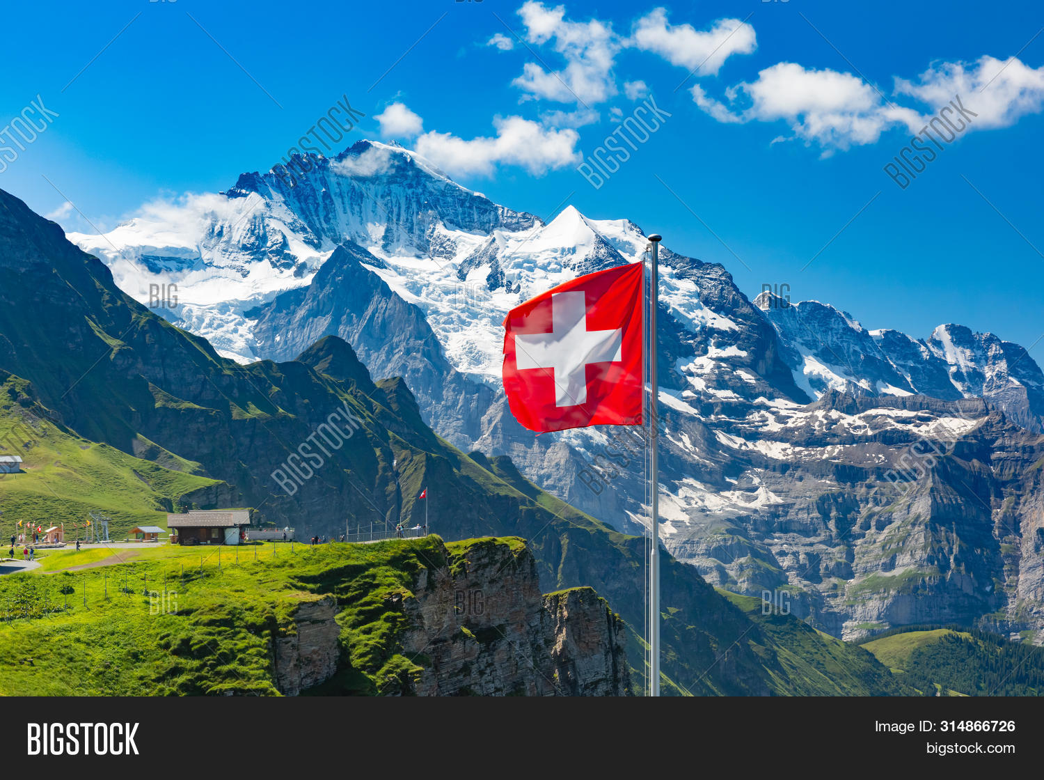 Swiss Flag Waving Image & Photo (Free Trial) | Bigstock