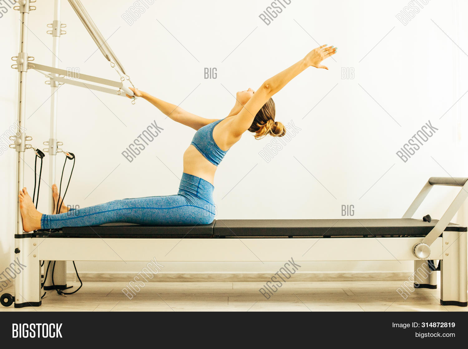 Pilates Front Splits Image & Photo (Free Trial) | Bigstock