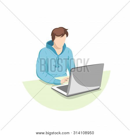 Busy Computer Vector & Photo (Free Trial) | Bigstock
