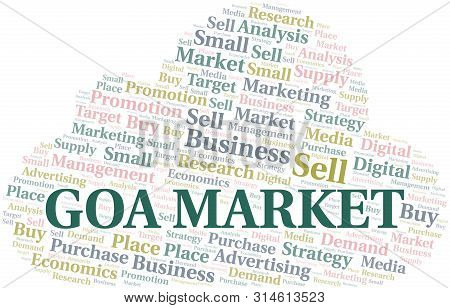 Goa Market Word Cloud Vector & Photo (Free Trial) | Bigstock