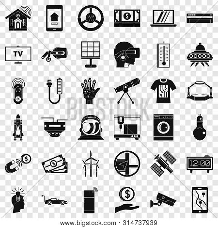Hi Tech Icons Set. Vector & Photo (Free Trial) | Bigstock