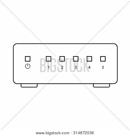 Ethernet Switch Icon Vector & Photo (Free Trial) | Bigstock