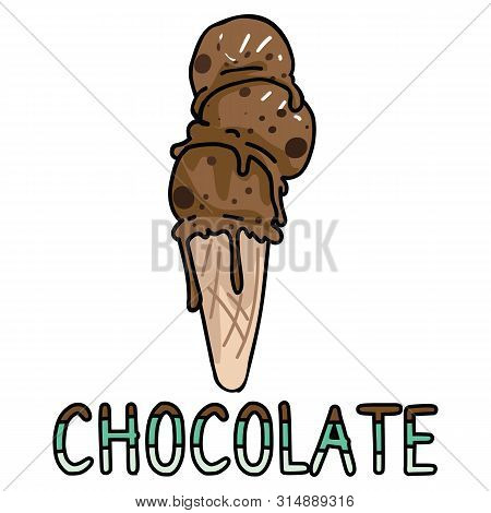 Cute Trendy Chocolate Vector & Photo (Free Trial) | Bigstock