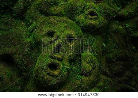 Carving Demons Faces Image & Photo (Free Trial) | Bigstock