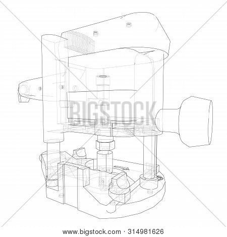 Outline Milling Vector & Photo (Free Trial) | Bigstock