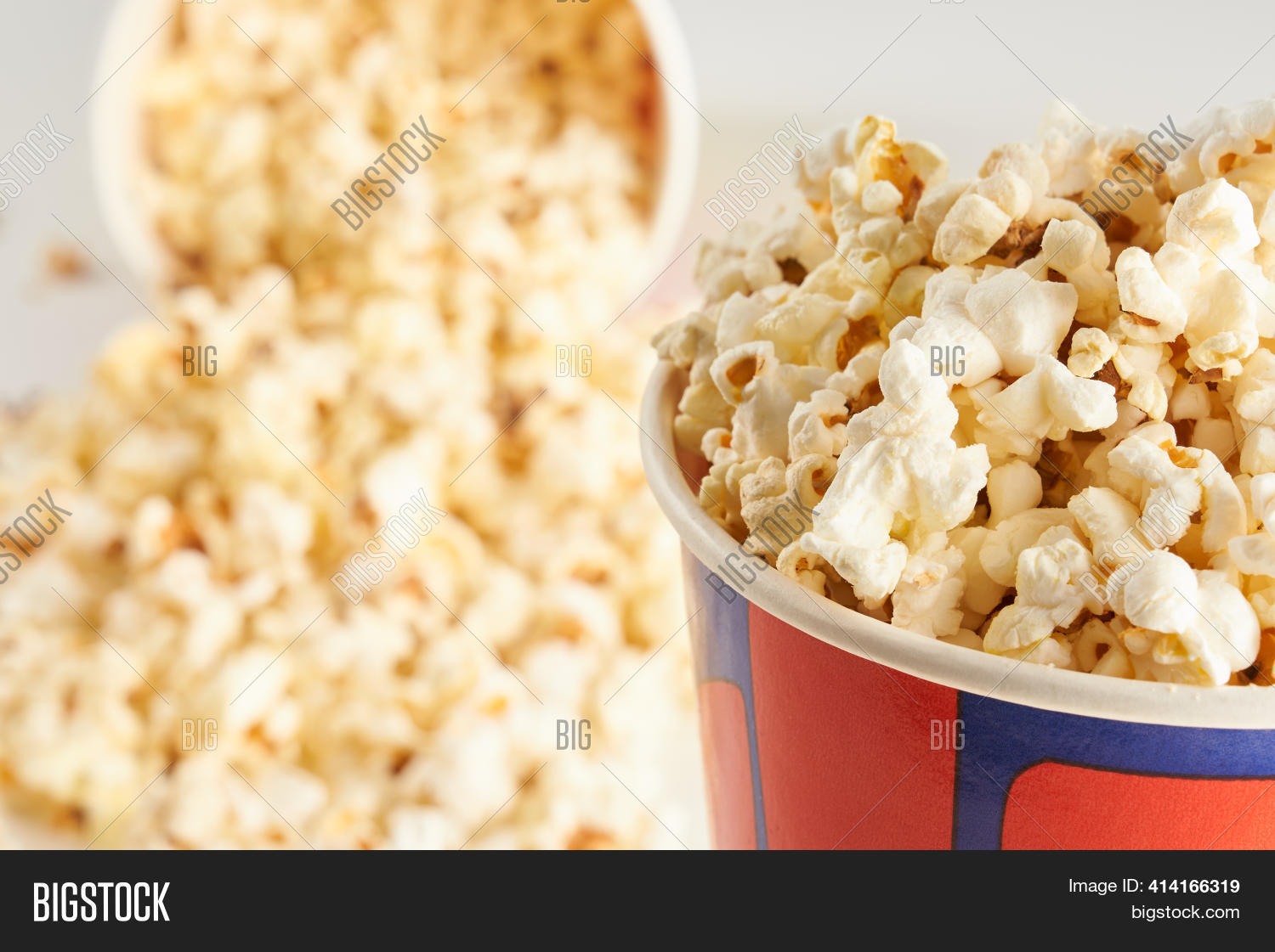 Close Bucket Popcorn Image & Photo (Free Trial) | Bigstock