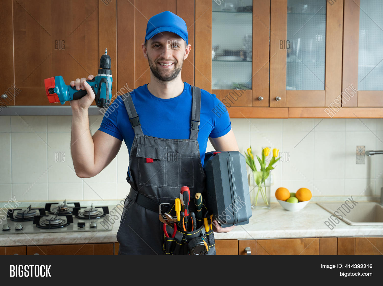 Repairman Holds Image & Photo (Free Trial) | Bigstock
