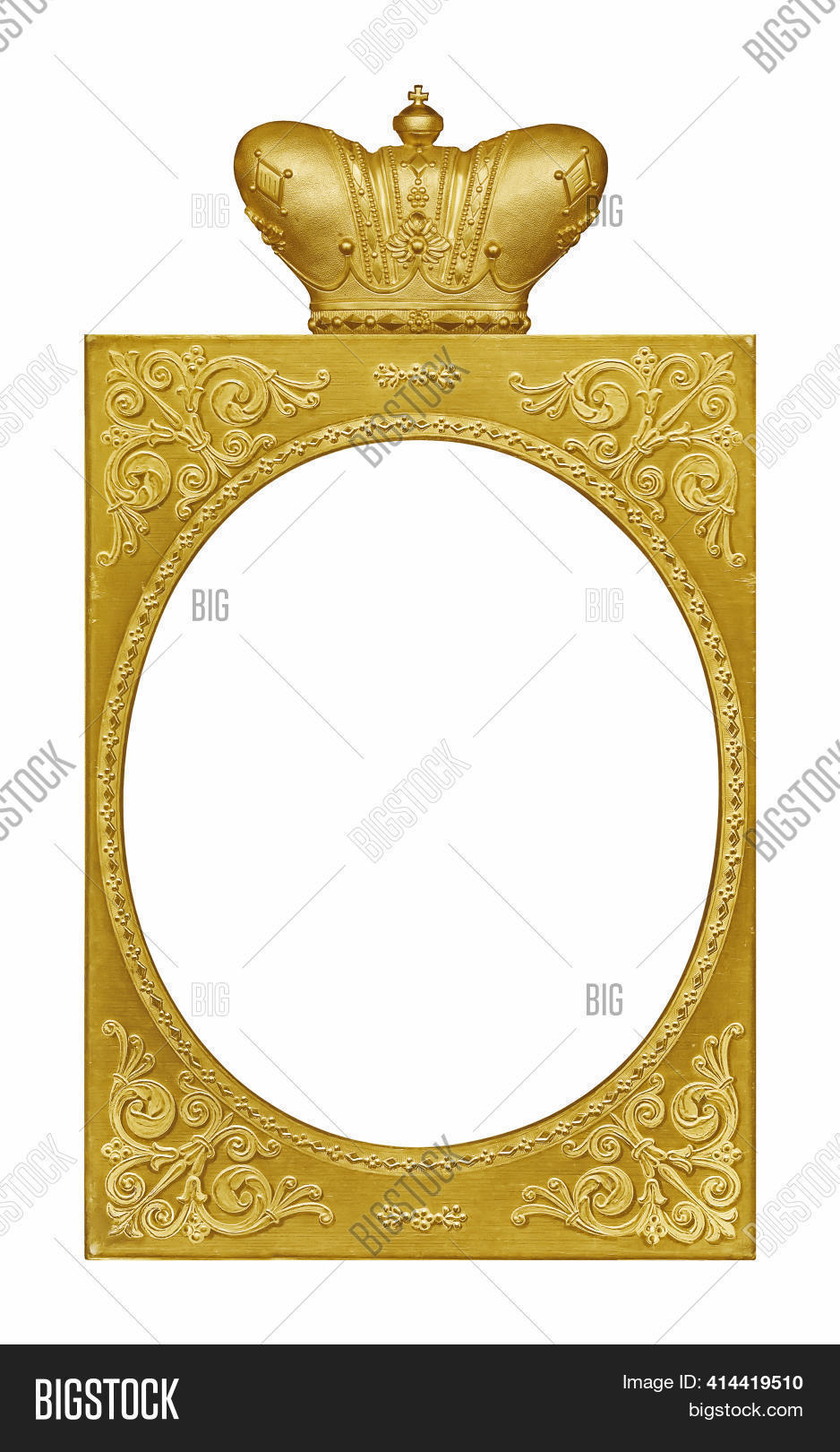 Golden Frame Crown Image & Photo (Free Trial) | Bigstock
