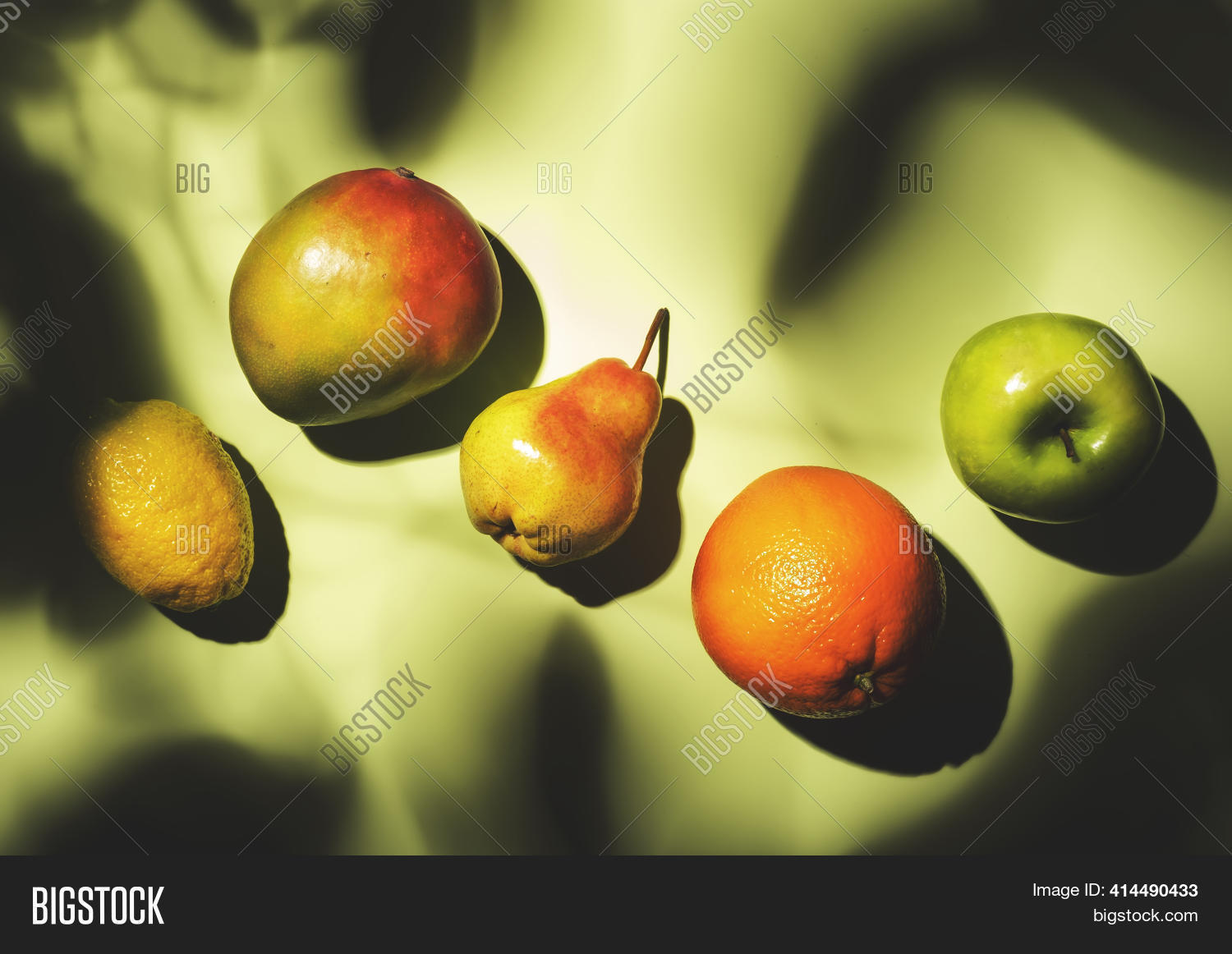 Summer Fruits Top View Image & Photo (Free Trial) | Bigstock