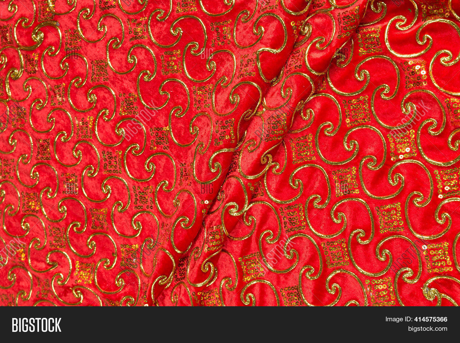 Colored Red Textile Image & Photo (Free Trial) | Bigstock