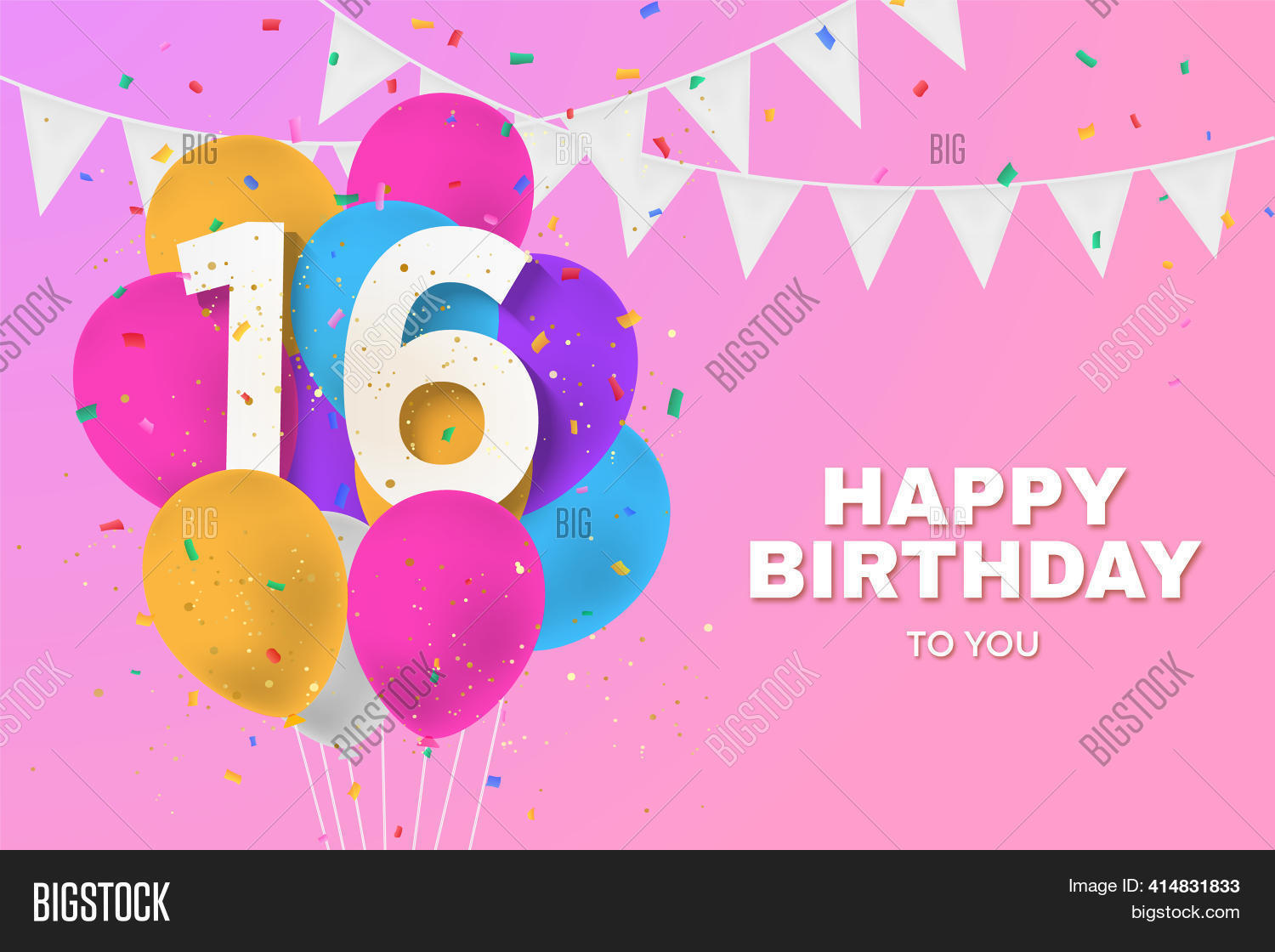 Happy 16th Birthday Image & Photo (Free Trial) | Bigstock