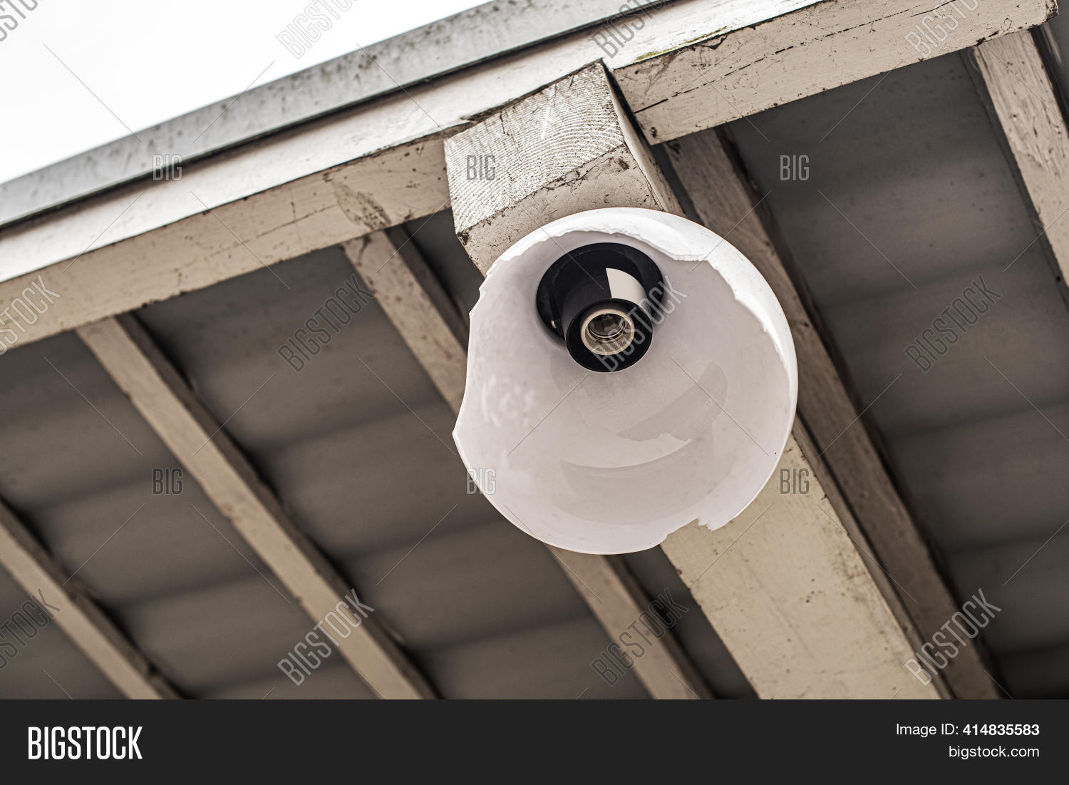 Broken Street Lamp On Image & Photo (Free Trial) | Bigstock