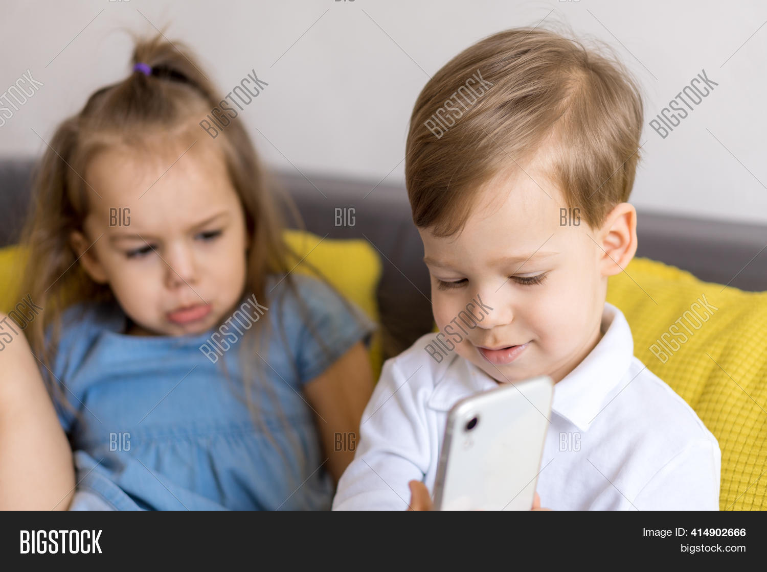 Happy Sad Little Cute Image & Photo (Free Trial) | Bigstock