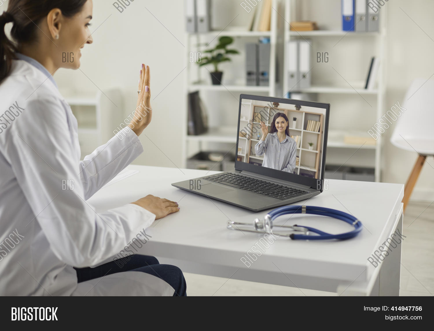 Doctor Waving Hand Image & Photo (Free Trial) | Bigstock